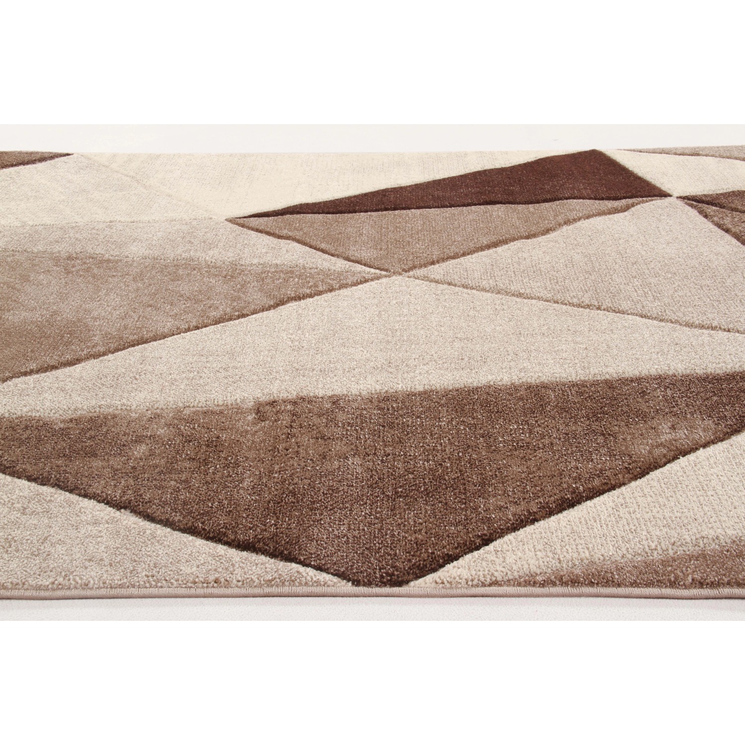 Tappeto arredo Ray marrone 190x133 cm | OBI