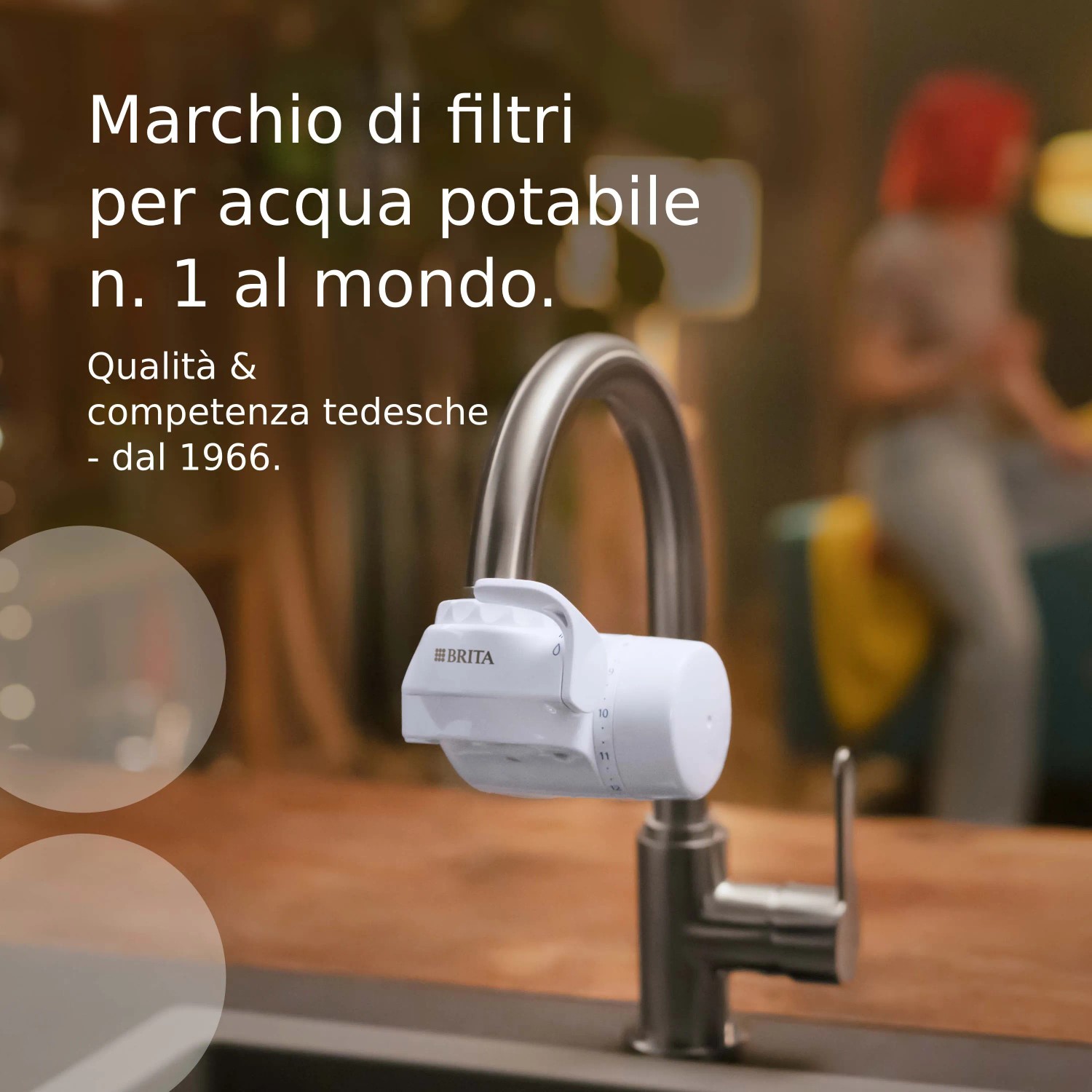 Sistema filtrante per acqua Brita On Tap V bianco con 1 filtro V ...