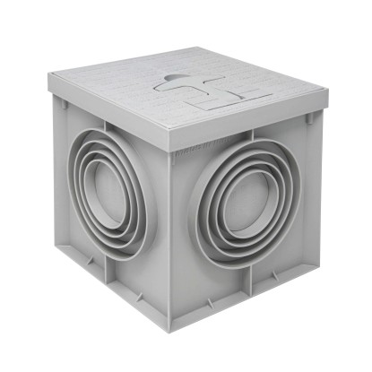 Pozzetto elettrico grigio 20x20 cm acquista da OBI