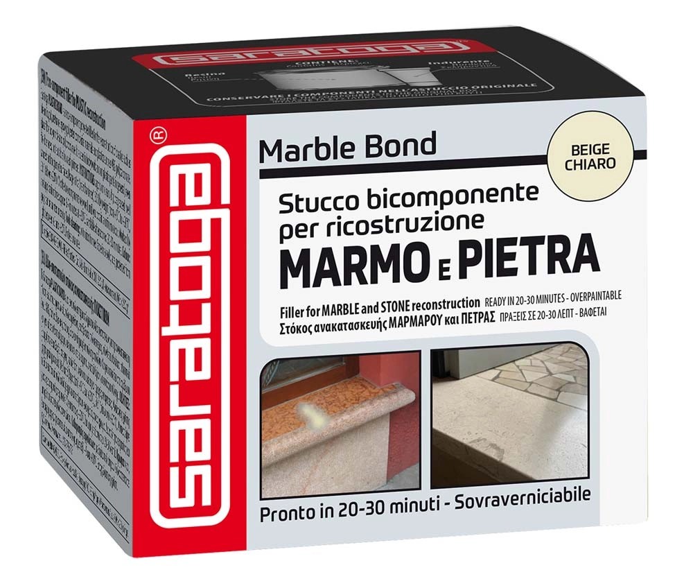 Stucco bicomponente per marmo Saratoga Marble Bond 125 ml acquista da OBI