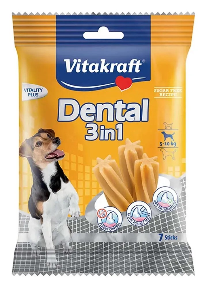 Stick denti cane Vitakraft taglia S 7 pz | OBI