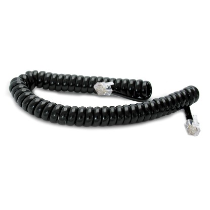 Cavo cornetta telefono RJ10 4p/2C a spirale 2 m nero acquista da OBI