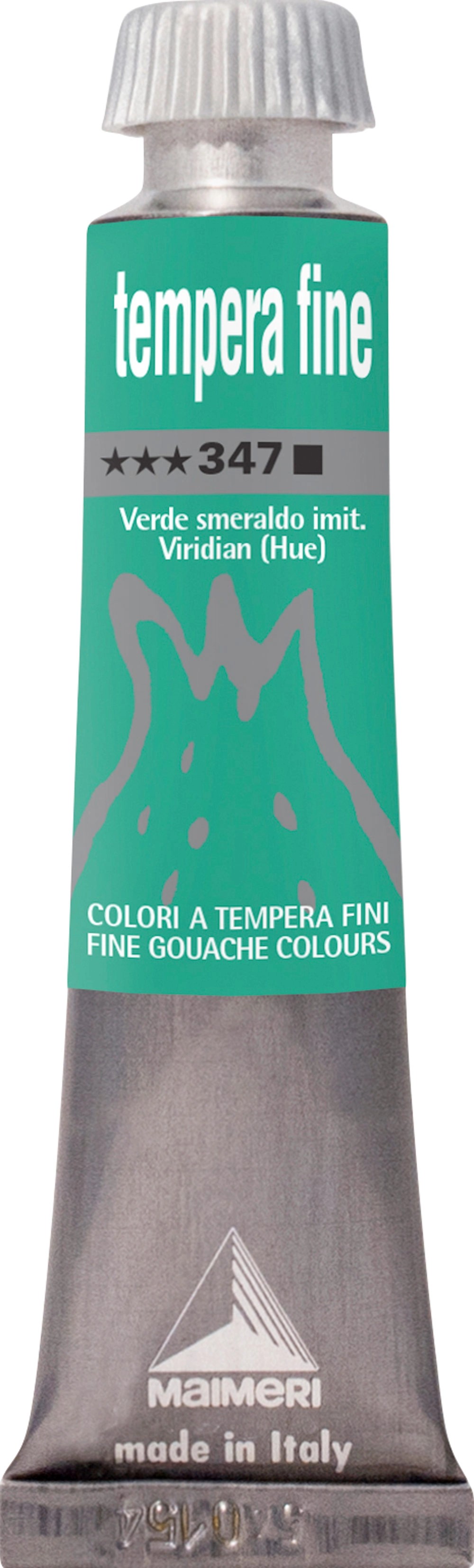 Colore tempera fine verde smeraldo 20 ml | OBI