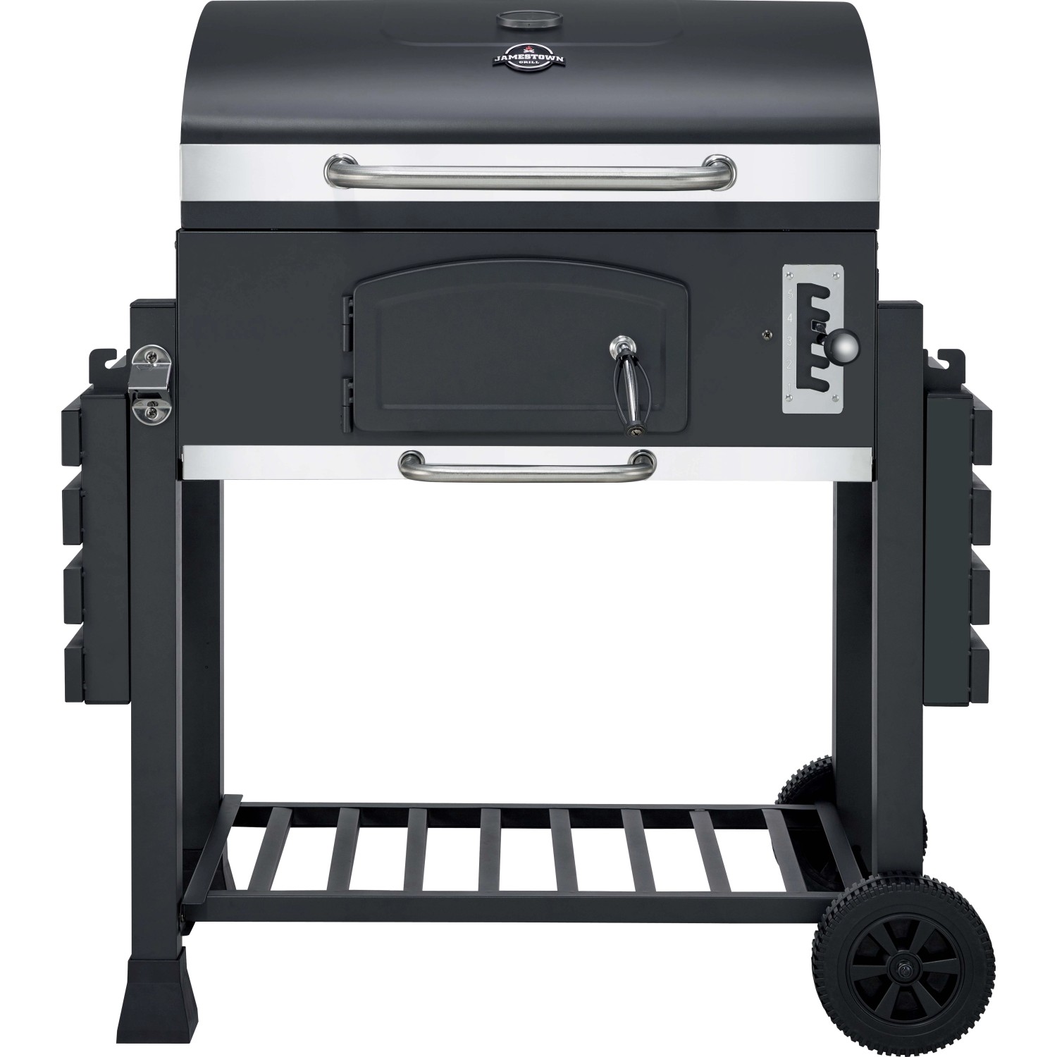 Barbecue a carbonella Jamestown Jaxon XL nero griglia 70x46 cm acquista ...