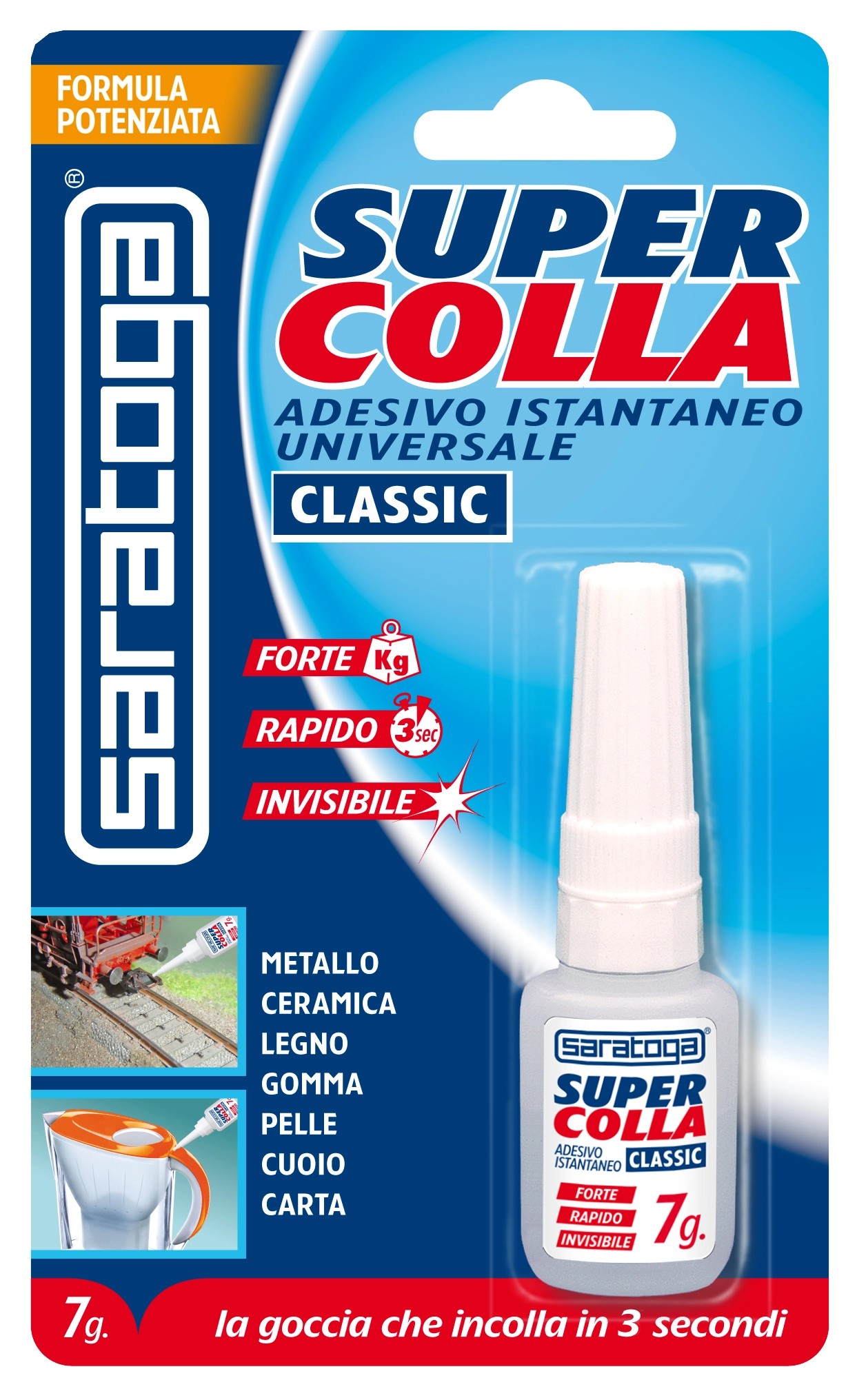 Colla universale instantanea Saratoga Supercolla 7 g | OBI