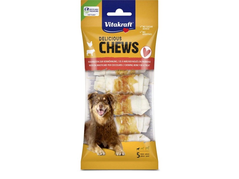Ossi nodati con pollo Chews Delicious S 5 pz acquista da OBI