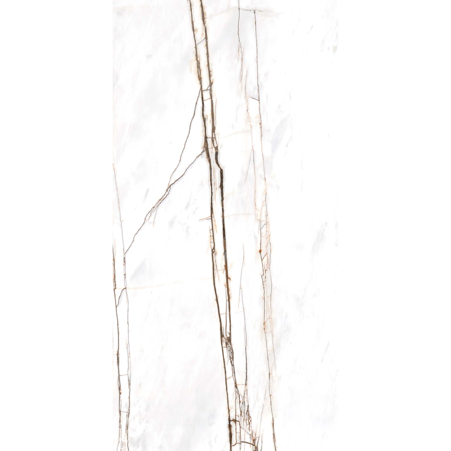 Piastrella in gres porcellanato Marble bianco lappato 59,6x119,2 cm 1 ...