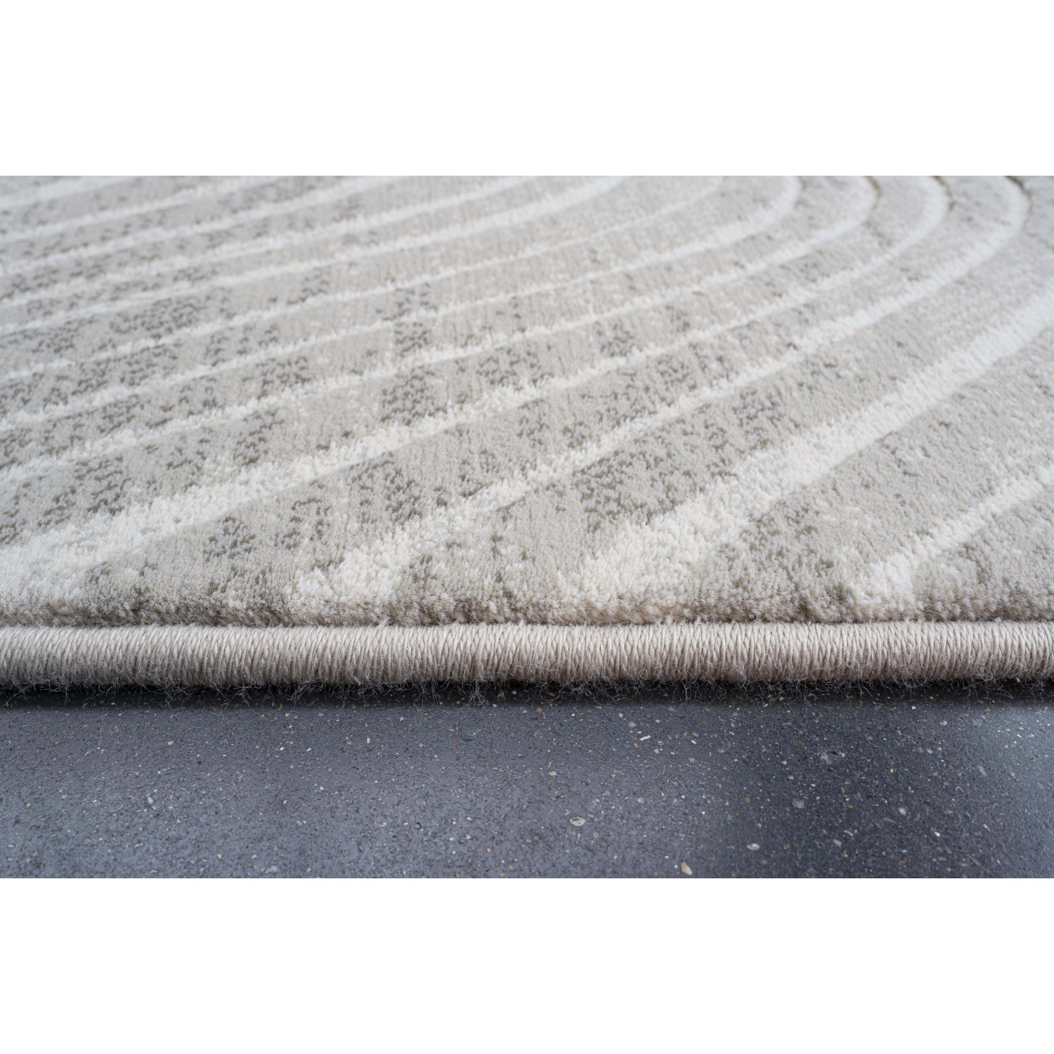 Tappeto Lido geometrico beige 120 x 170 cm | OBI