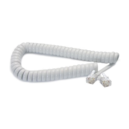 Cavo cornetta telefono RJ10 4p/2C a spirale 2 m bianco acquista da OBI