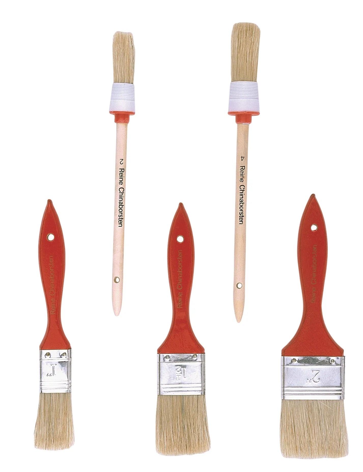 Set di pennelli assortiti piatti e tondi 5 pz acquista da OBI