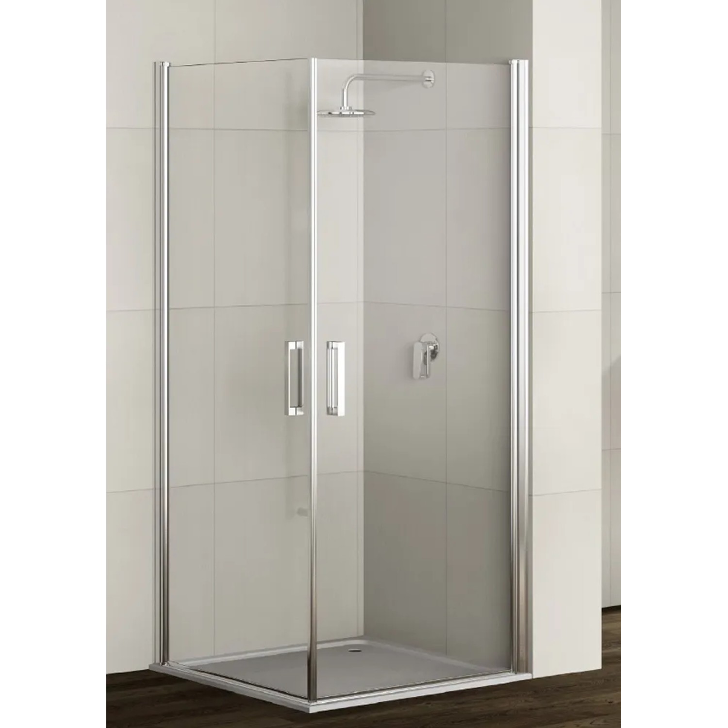Lato dx per box angolare doccia Real 87,5/89 cm argento acquista da OBI