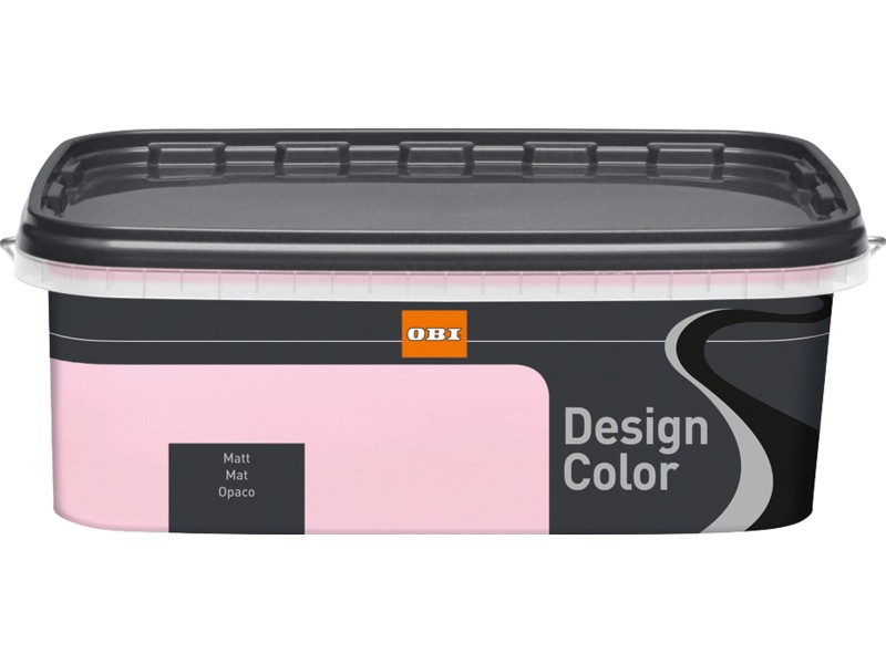 Idropittura OBI Design Color 2,5 l opaco rosa acquista da OBI