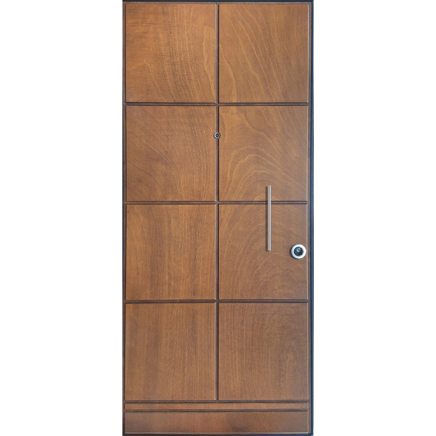 Porta blindata Externa 85x210 cm noce medio apertura sx acquista da OBI