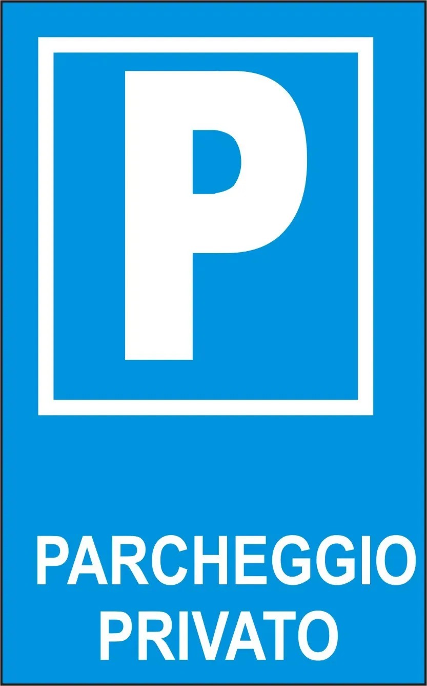 Cartello condominiale "Parcheggio privato" 25 x 45 cm acquista da OBI