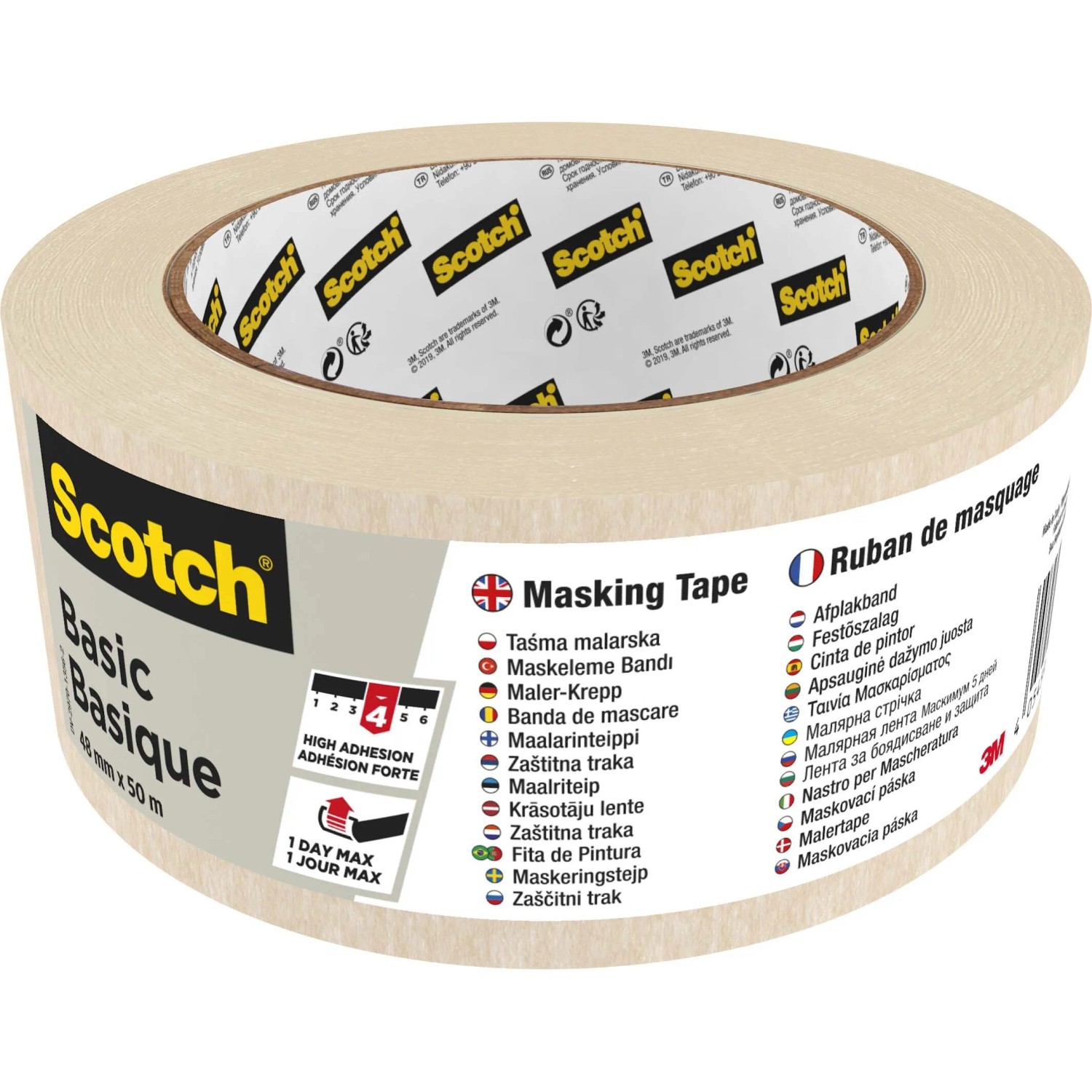 Nastro per mascheratura di base Scotch® 48 mm x 50 m beige acquista da OBI
