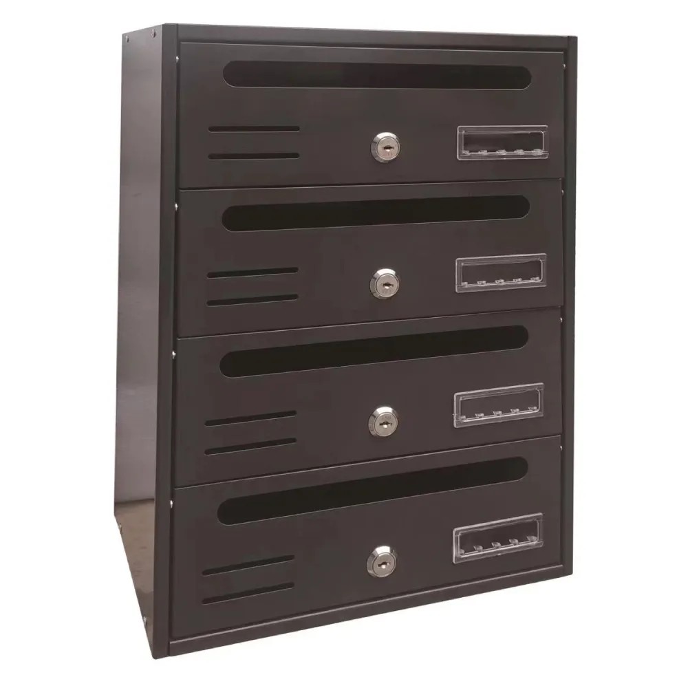 Cassetta posta condominiale 4 posti orizzontale antracite acquista da OBI