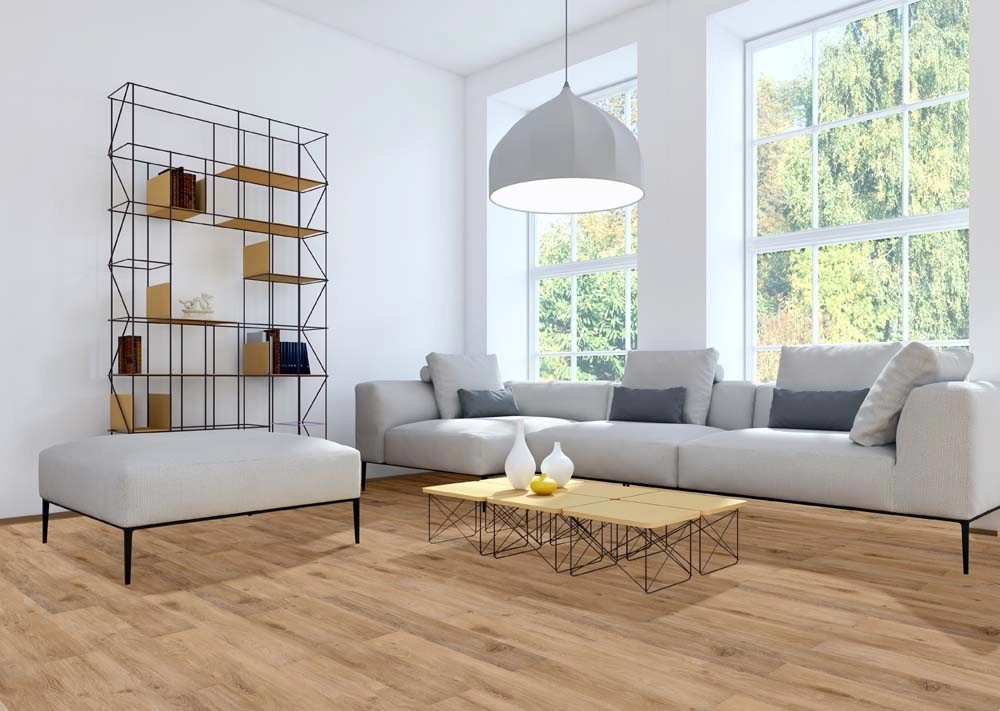 Pavimento SPC Felica marrone grigio sp 5 mm 121,9x17,8 cm acquista da OBI