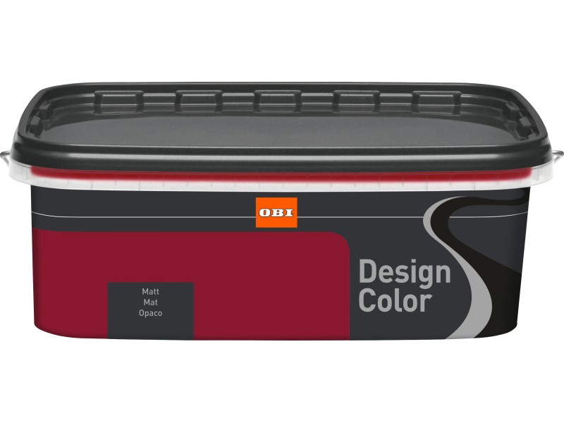 Idropittura OBI Design Color 2,5 l opaco mirtillo rosso acquista da OBI