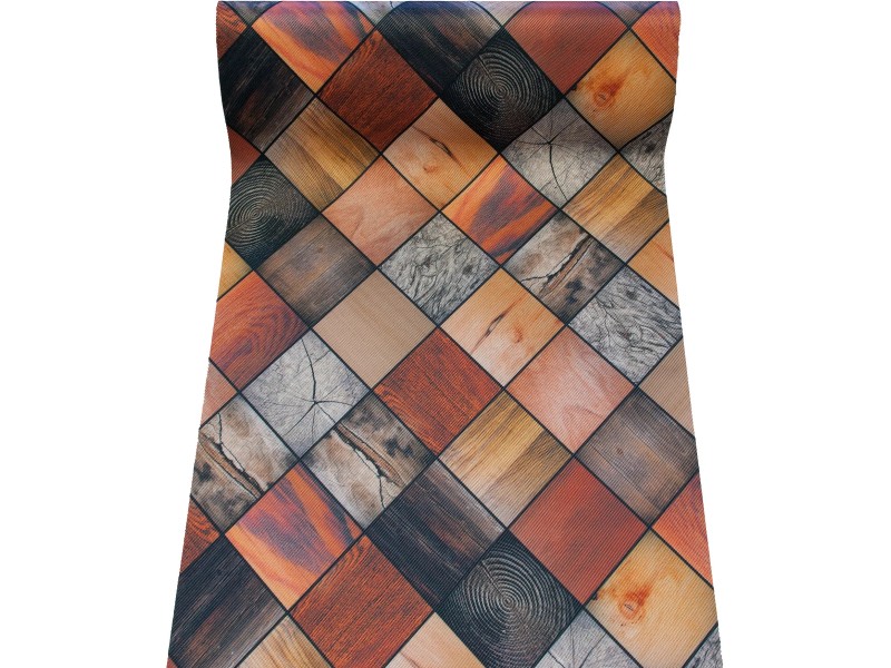 Tappeto Digit multiuso a taglio fantasia legno al taglio | OBI