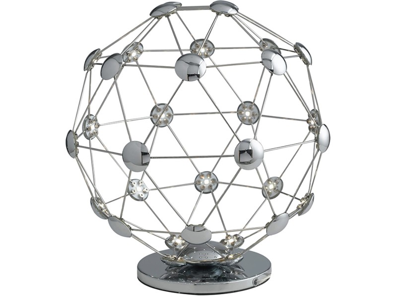 LUCE ambiente Design lume Moles 32 LED Ø 55 cm in acciaio cromato ...