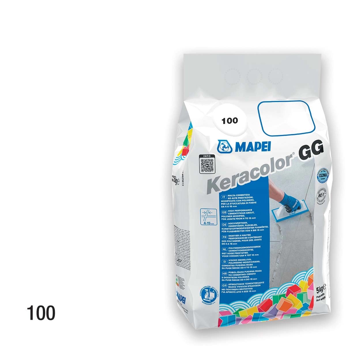 Stucco per fughe Keracolor GG 5 kg 100 Bianco acquista da OBI