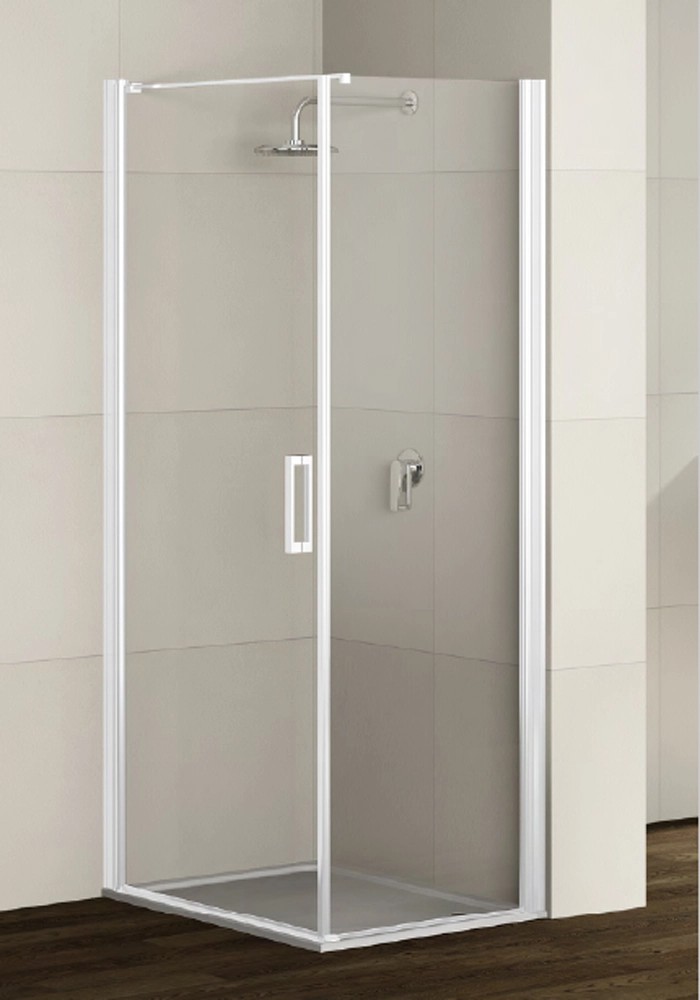 Lato fisso dx per box battente doccia Real 77,5/79 cm bianco decoro 3 | OBI