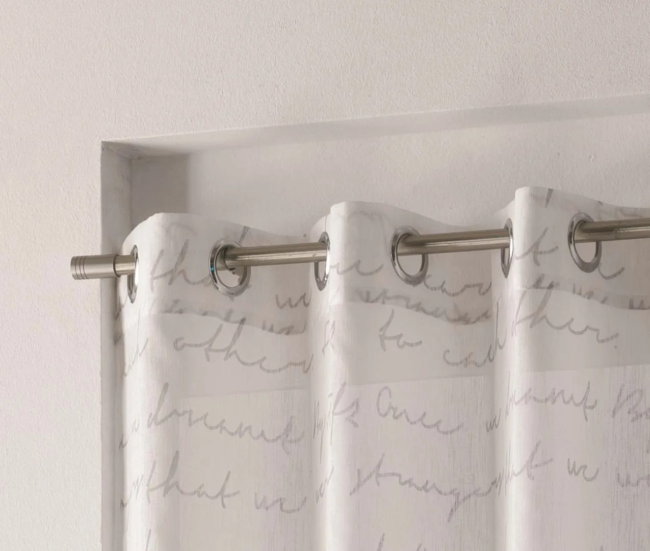 Tenda arredo Scritto L 140 x H 280 cm grigio acquista da OBI