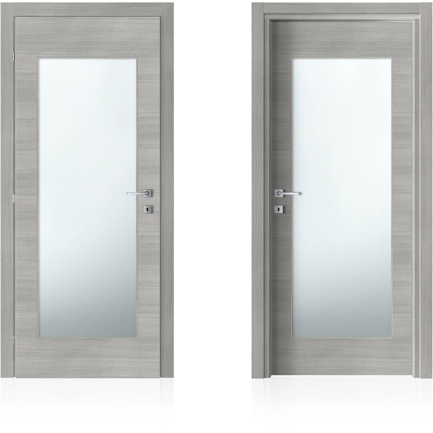 Porta a libro sinistra Bormio grigio peltro 200x80 cm acquista da OBI