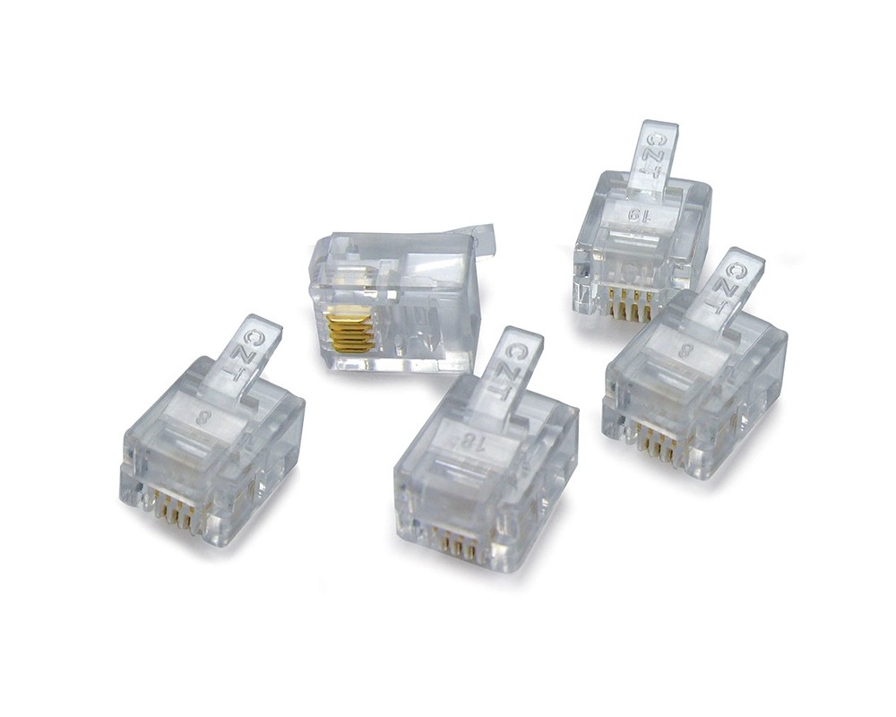 10 connettori telefonici RJ11 6p/4C | OBI