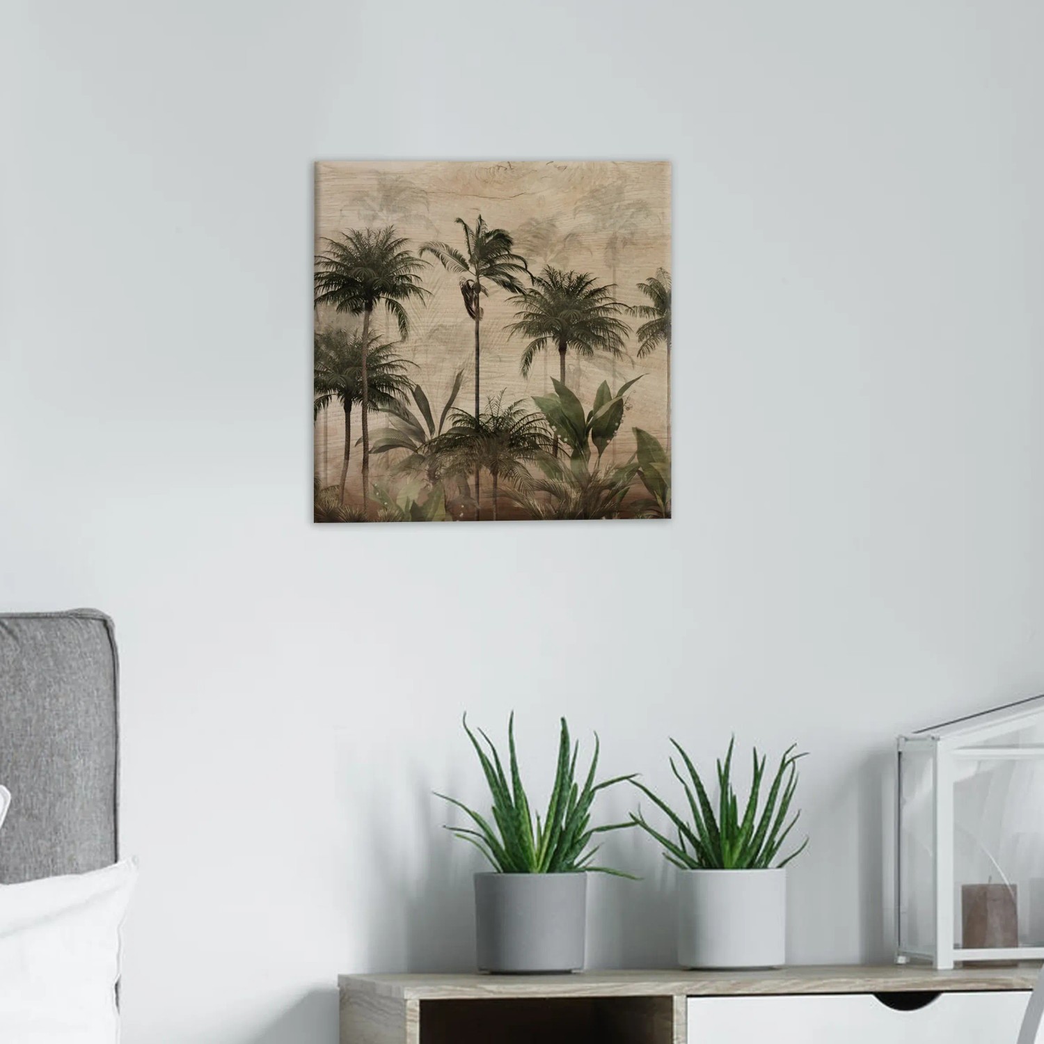 Quadro in legno Tropical Forest 1 pz 29x29 cm acquista da OBI