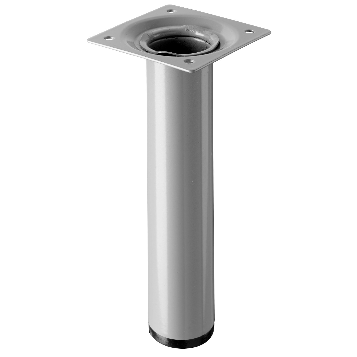Gamba da tavolo con piastra di montaggio in alluminio Ø 60 x H 150 mm ...