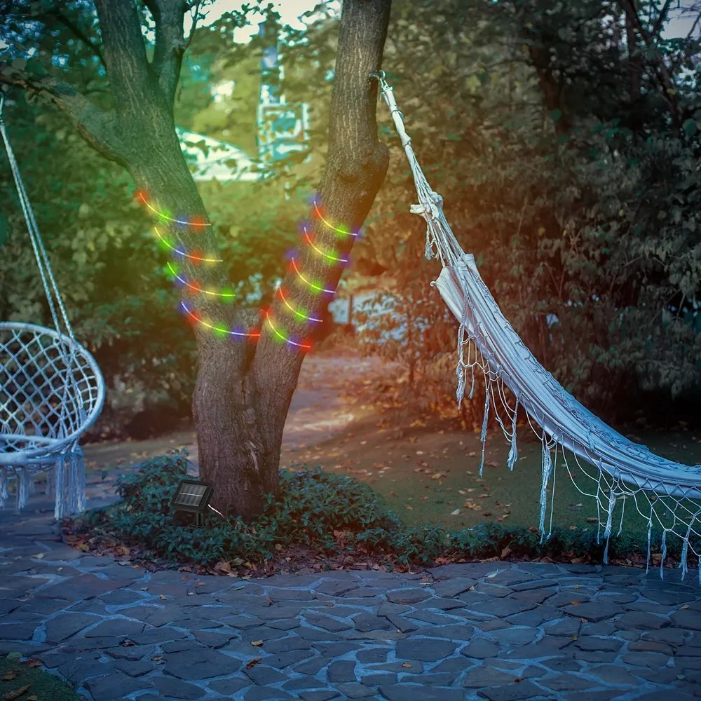 Striscia LED solare Outdoor bianco caldo RGB 10 m acquista da OBI