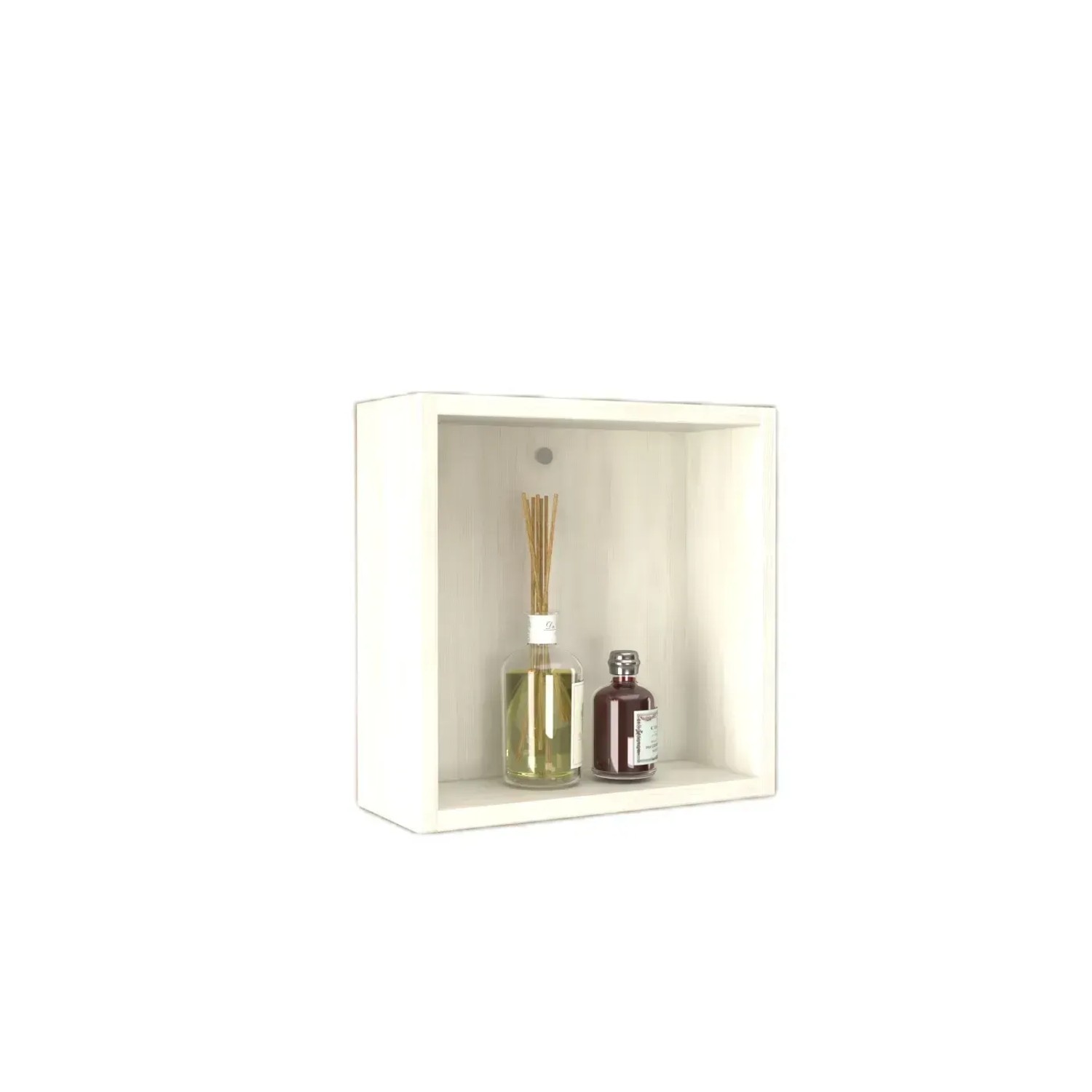 Pensile bagno sospeso 34 cm larice bianco acquista da OBI
