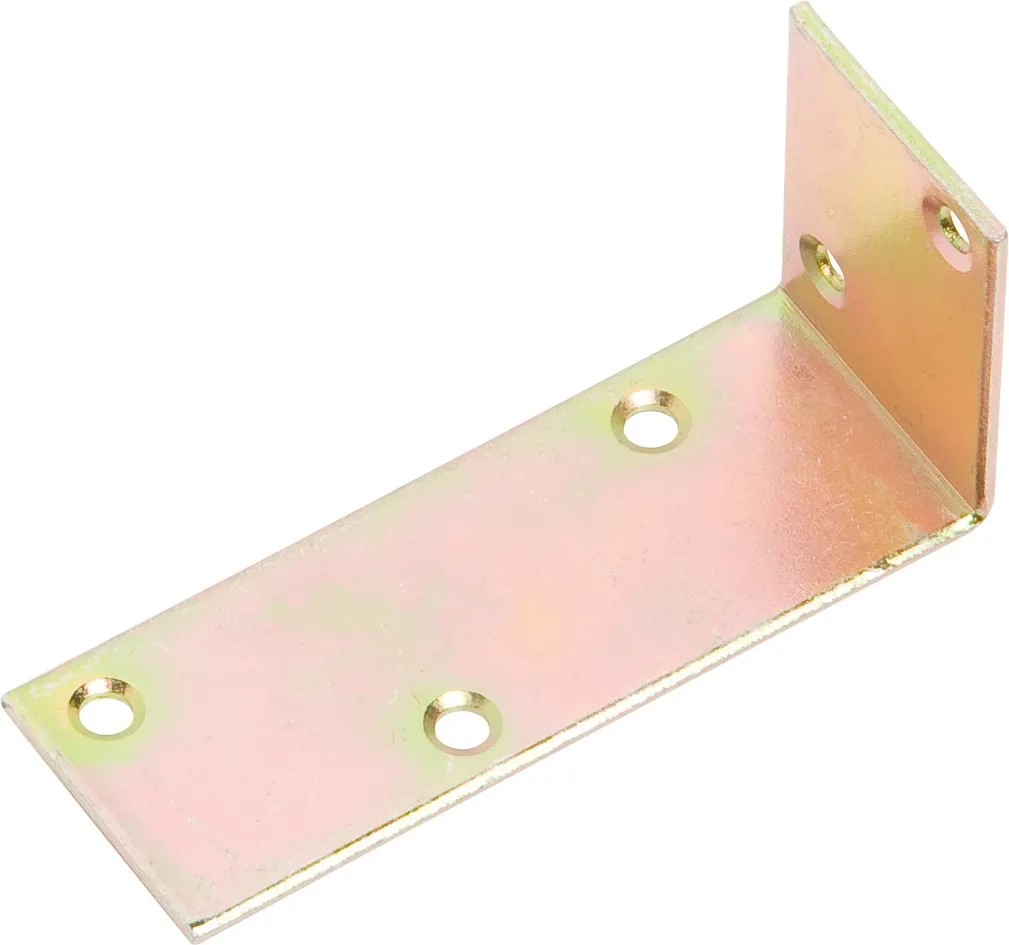 Staffa angolare acciaio zincato 80x40x30 mm giallo acquista da OBI