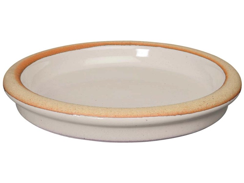 Sottovaso in terracotta smaltata Shadow Deroma Ø 31 cm | OBI