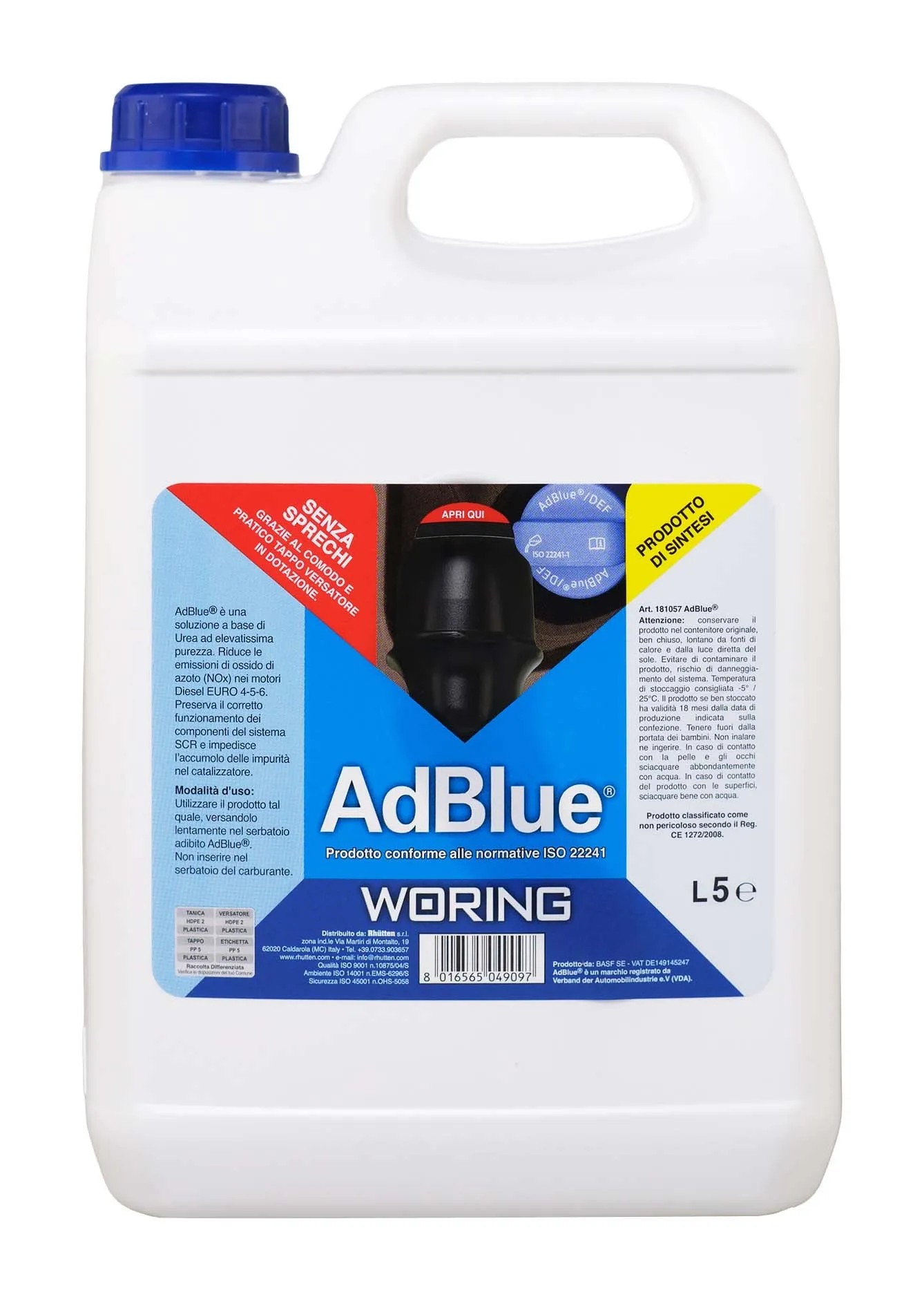 Liquido Adblue Woring by BASF 5 l acquista da OBI