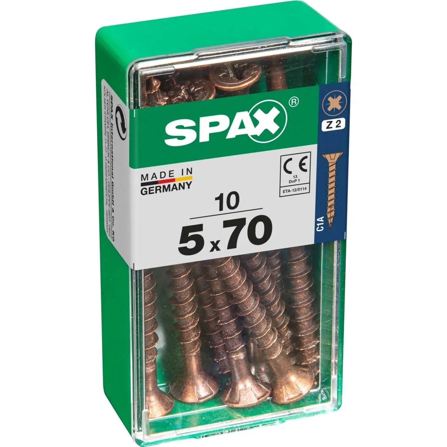 Vite SPAX TSP POZI bronzata 5x70 S 10 pz acquista da OBI