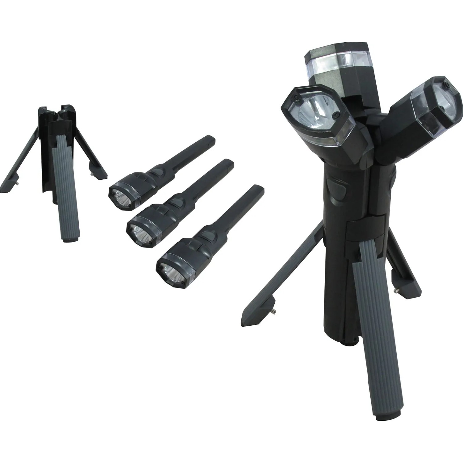 Torcia treppiede a 3+3 LED acquista da OBI