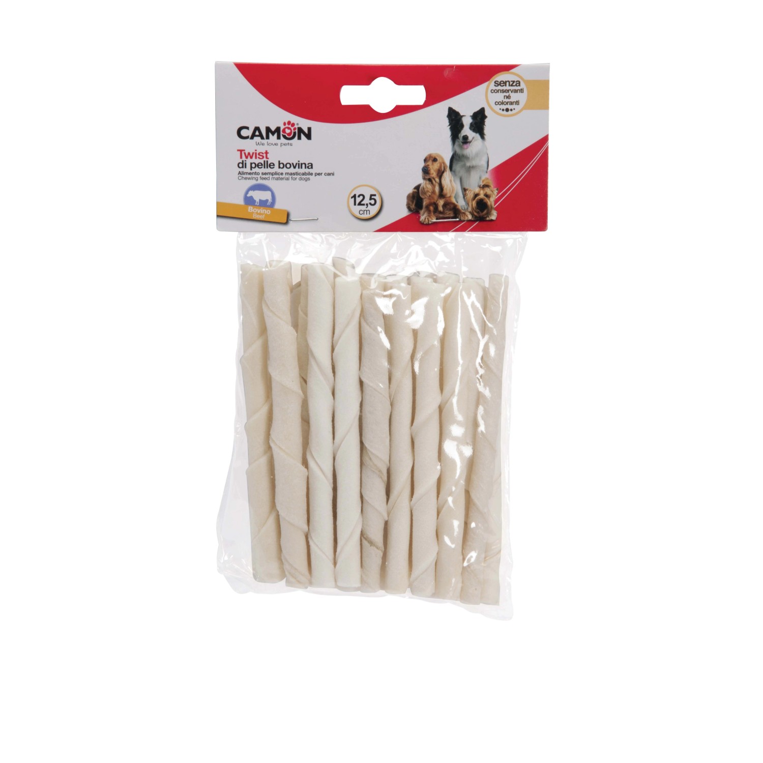 Snack per cani Camon Rolls di pelle bovina 200 g acquista da OBI