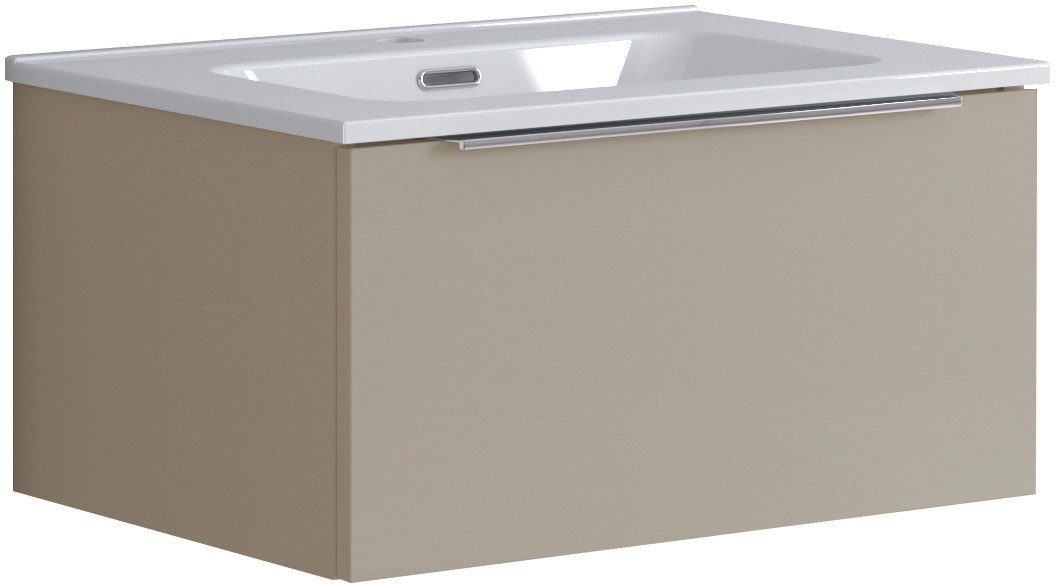 Mobile bagno base portalavabo sospeso Bali 1 cassetto 60x30 cm laccato ...