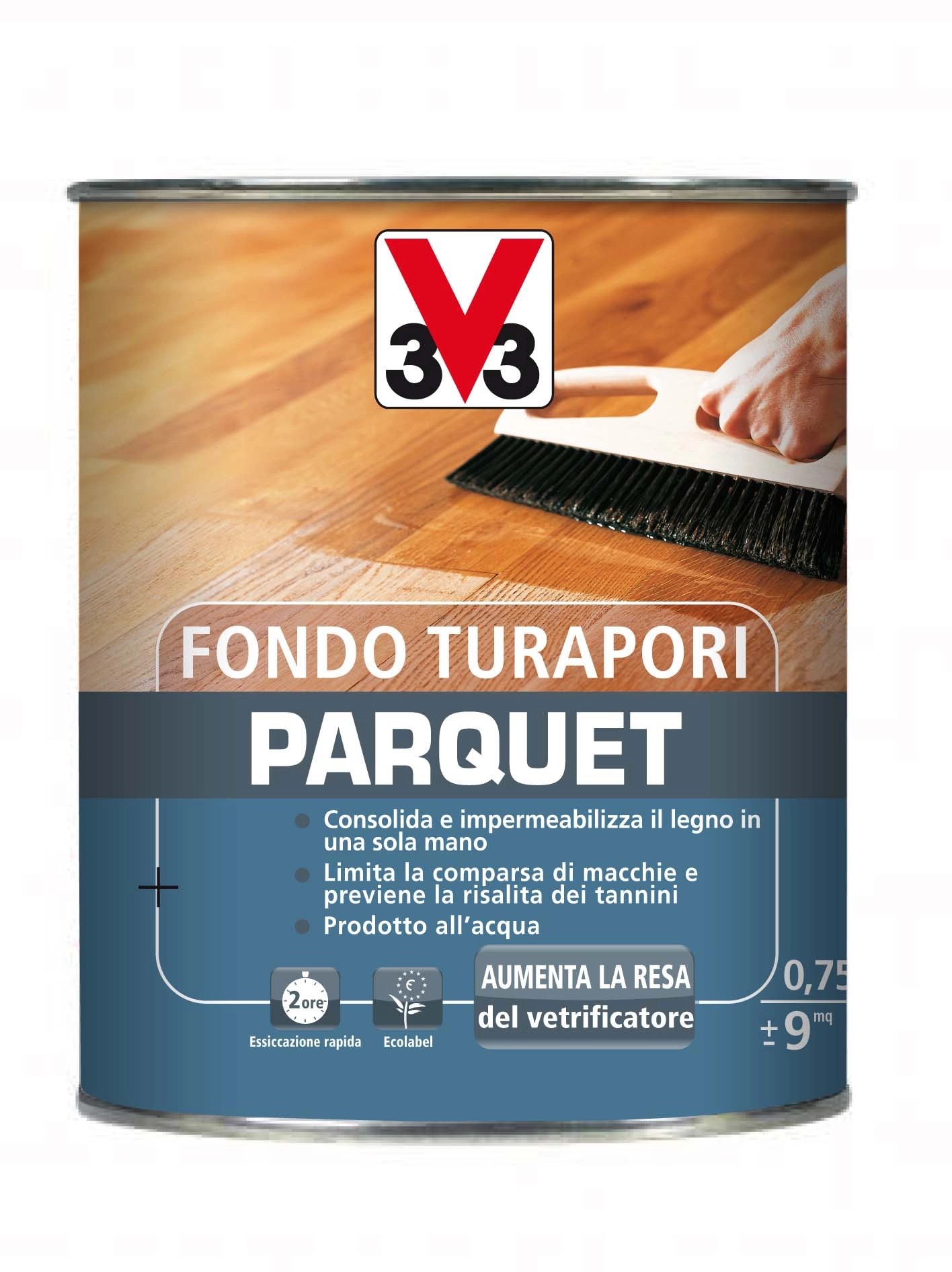 Fondo turapori parquet incolore 0,75 lt acquista da OBI