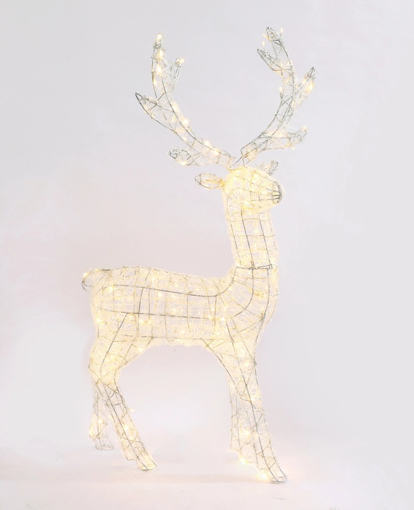 Renna luminosa 200 LED bianco caldo 60x15x122 cm acquista da OBI