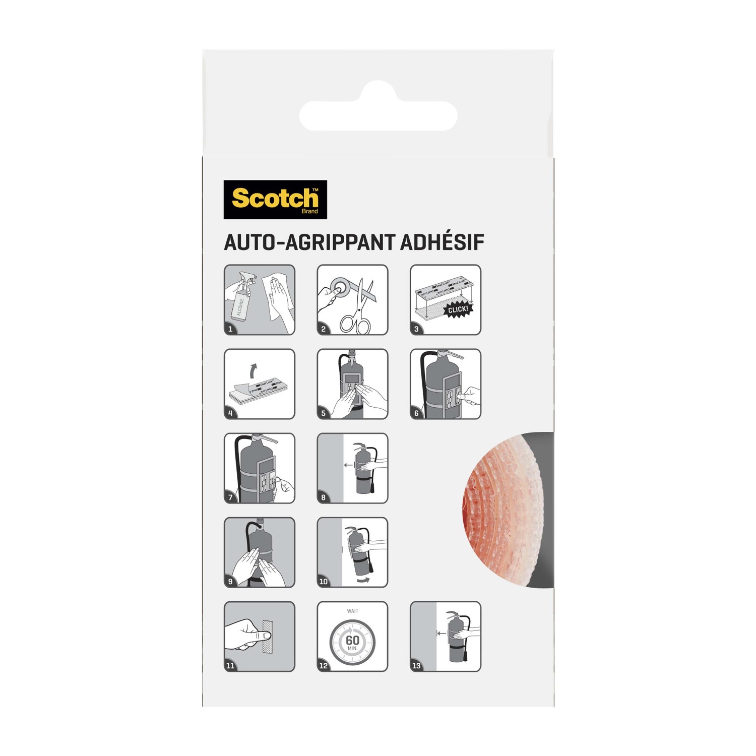 Nastro adesivo per fissaggio Scotch Extreme Fasteners 25 mm x 1 m ...