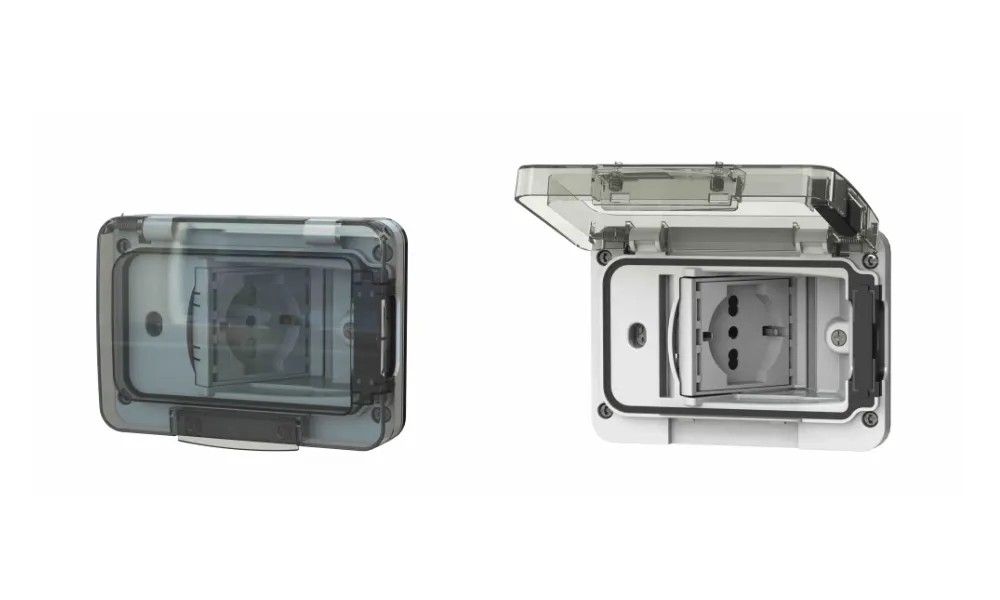 Presa da esterno 3 moduli 4BOX Wide Schuko o bivalente IP55 acquista da OBI