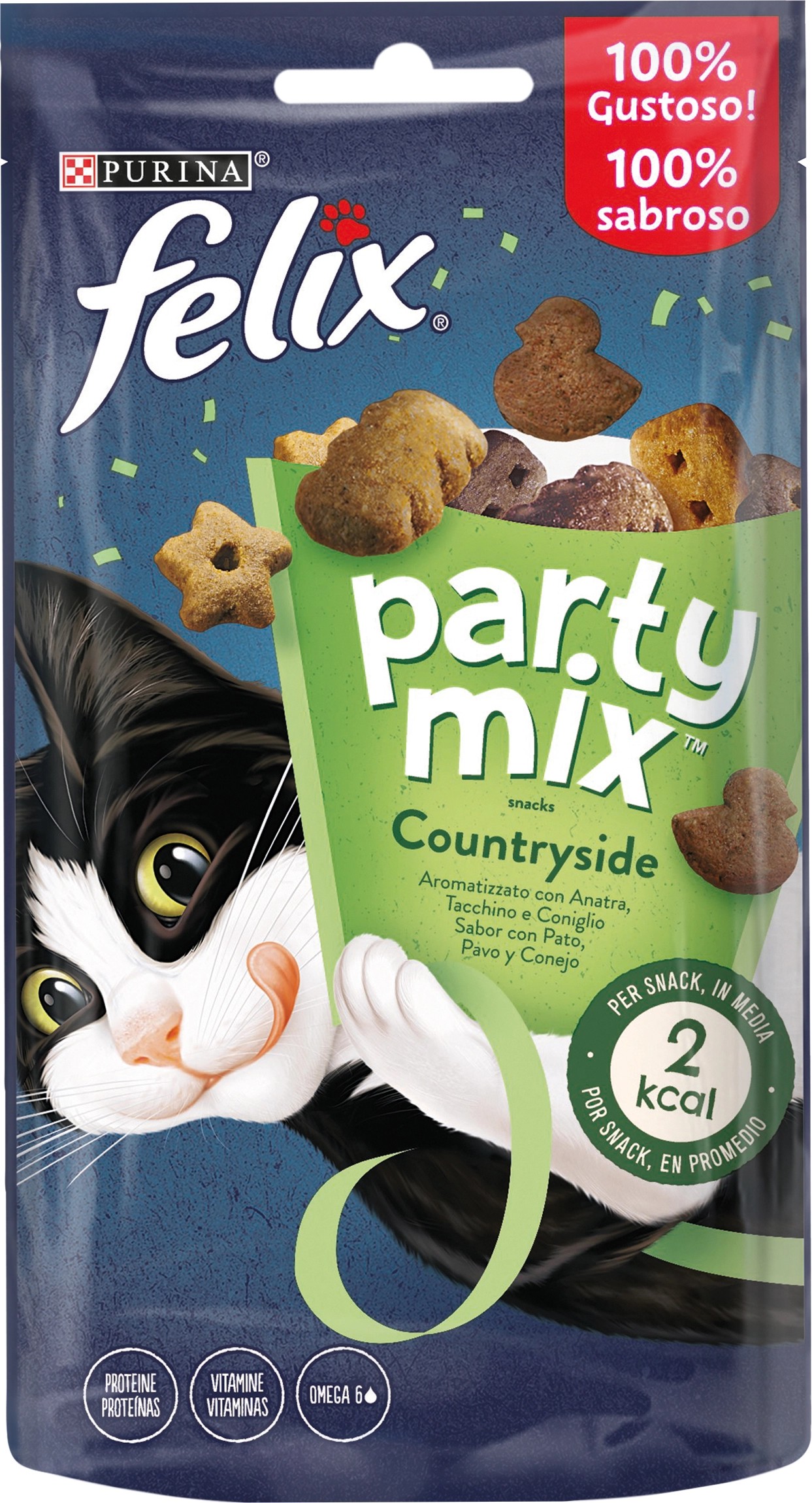 Cibo secco per gatti Felix Snack Countryside Mix Anatra, Tacchino e ...