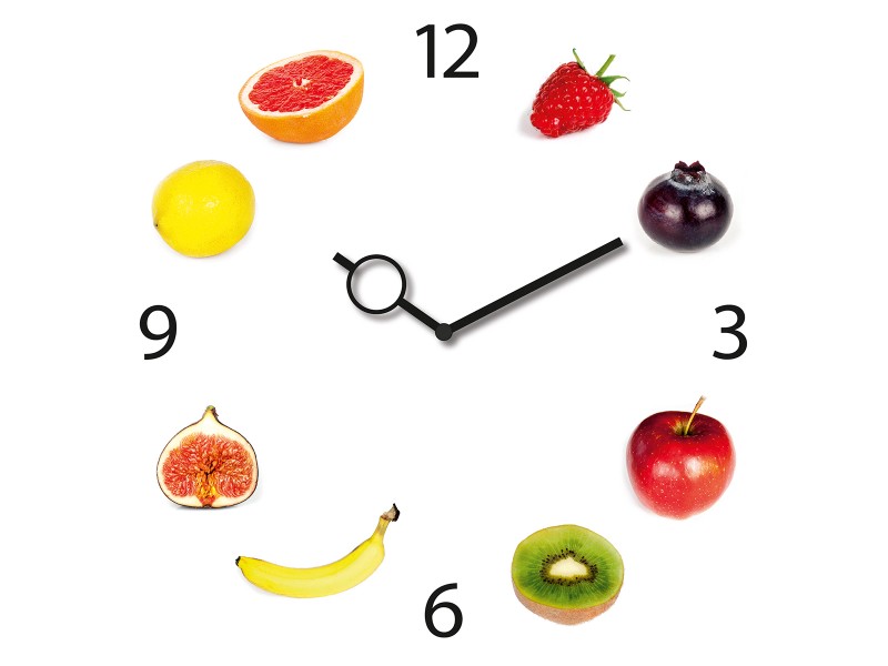Orologio da parete Time Art Fruit Clock 30 cm x 30 cm | OBI