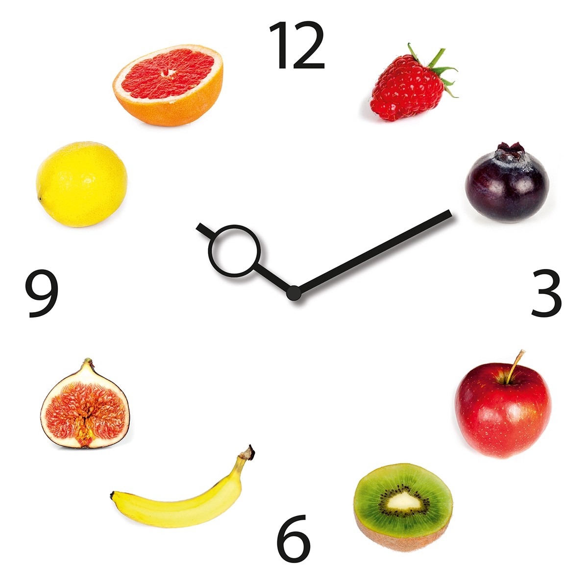 Orologio da parete Time Art Fruit Clock 30 cm x 30 cm | OBI