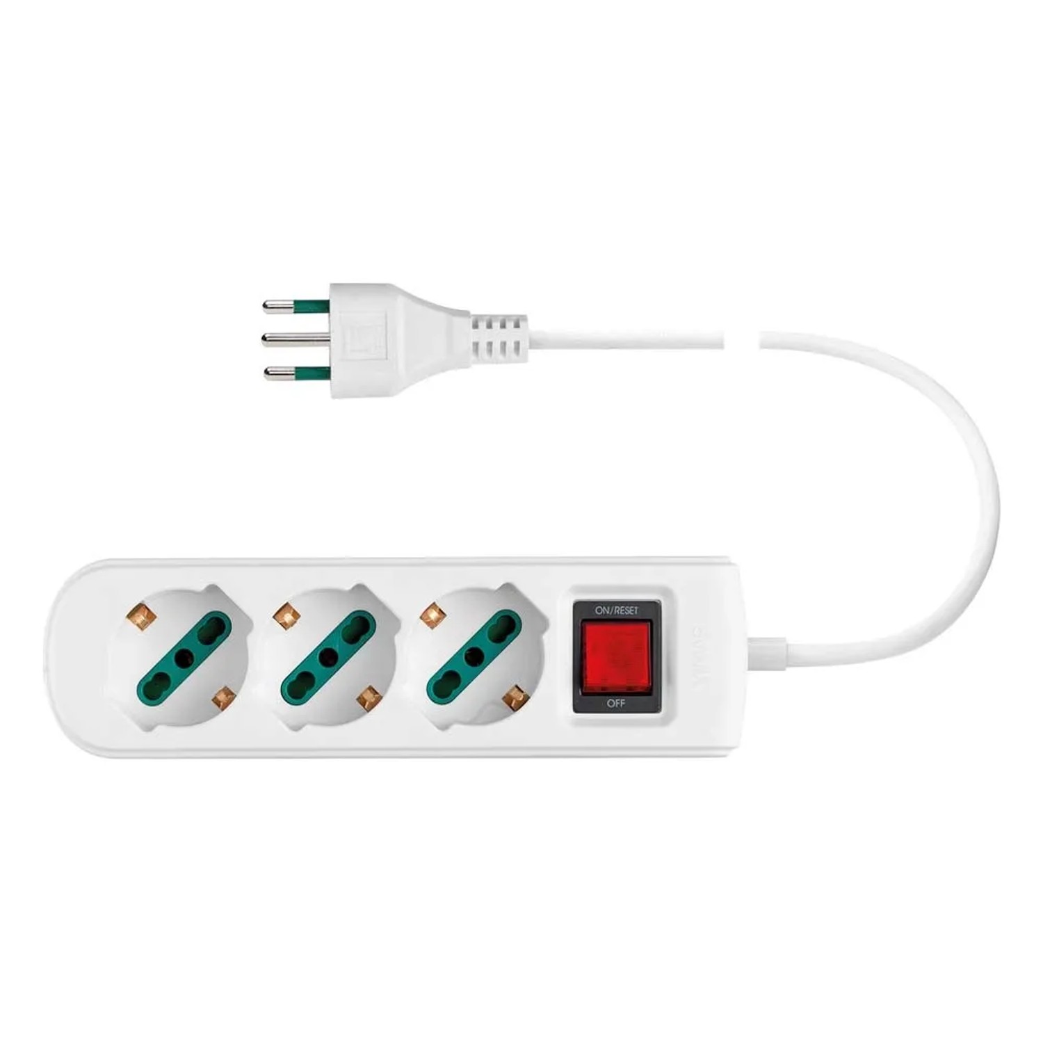 Ciabatta multipresa mobile Vimar 2P+T 10 A 250 V bianco acquista da OBI