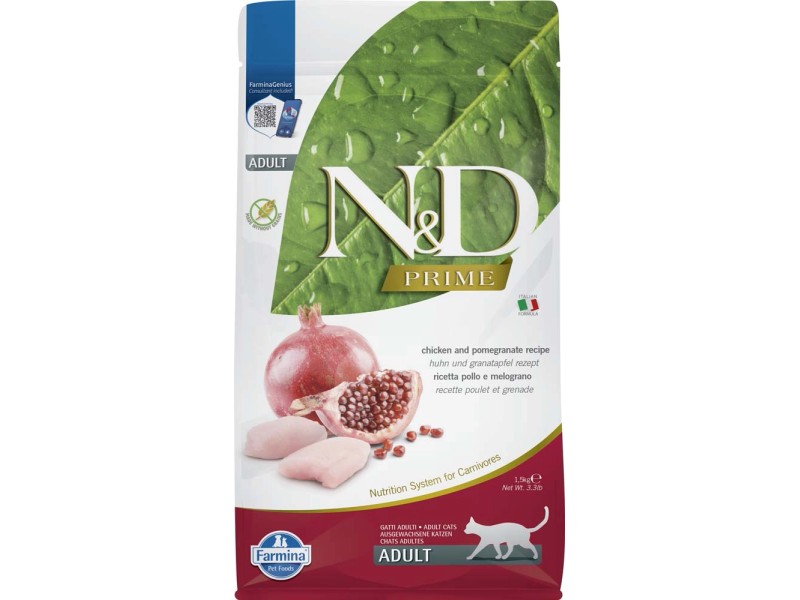 Croccantini per gatti N&D pollo e melograno 1,5 kg | OBI