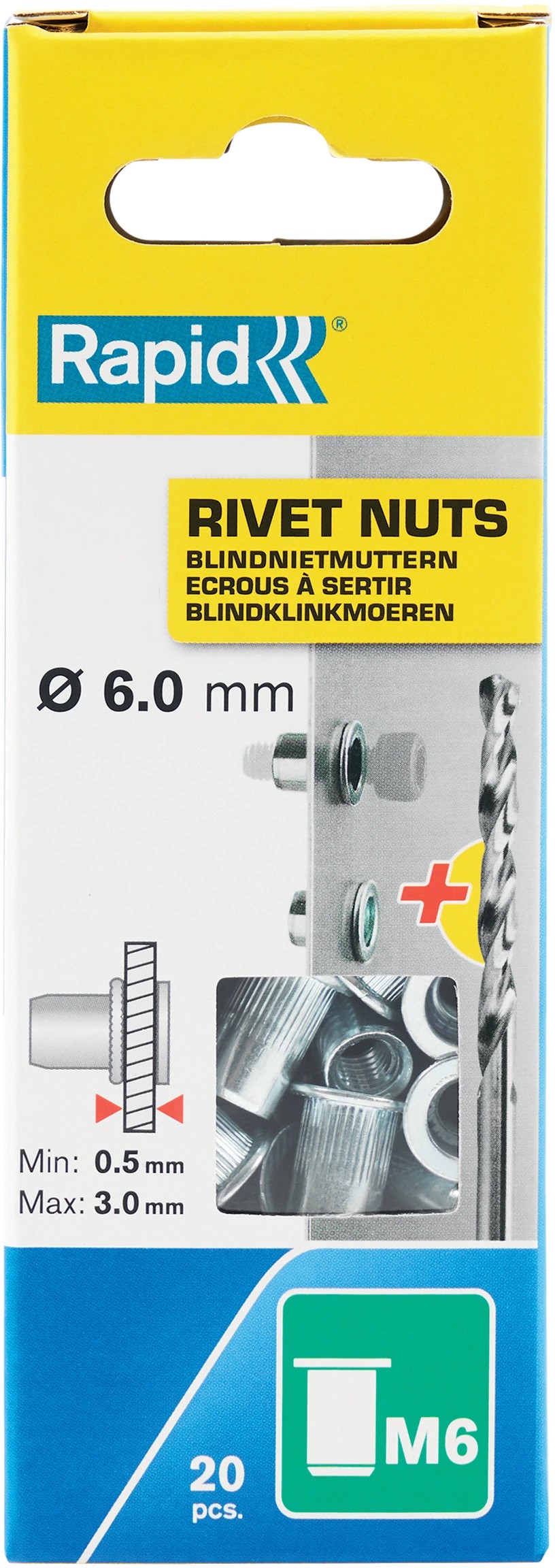 Inserti filettati M6 20 pezzi in blister con punta acquista da OBI